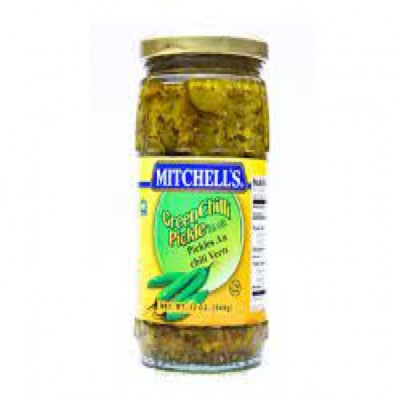 MITCHELLS PICKLE GREEN CHILLI 340GM