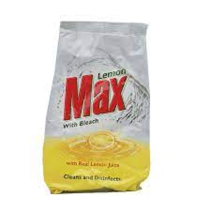 LEMON MAX DISHWASH POWDER WITH BLEACH 790GM