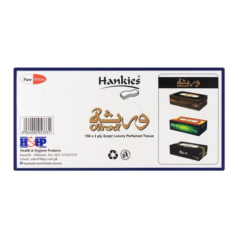HANKIES TISSUE PERFUMES 150X2 PLY