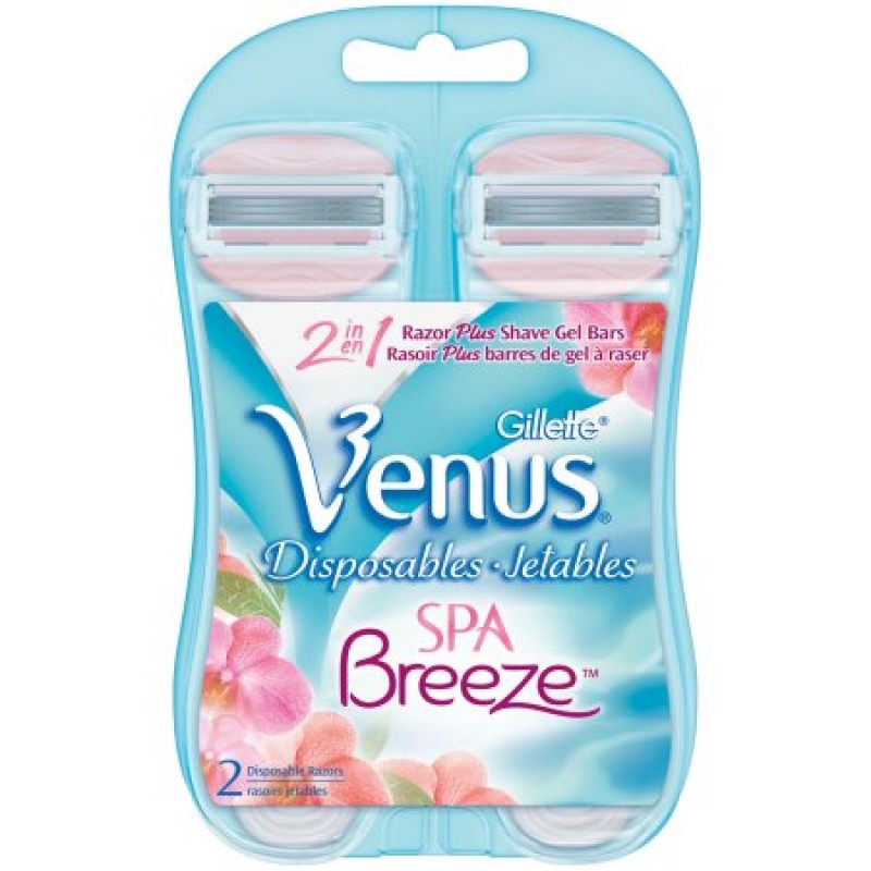 GILLETTE VENUS RAZOR BREEZE 2`S