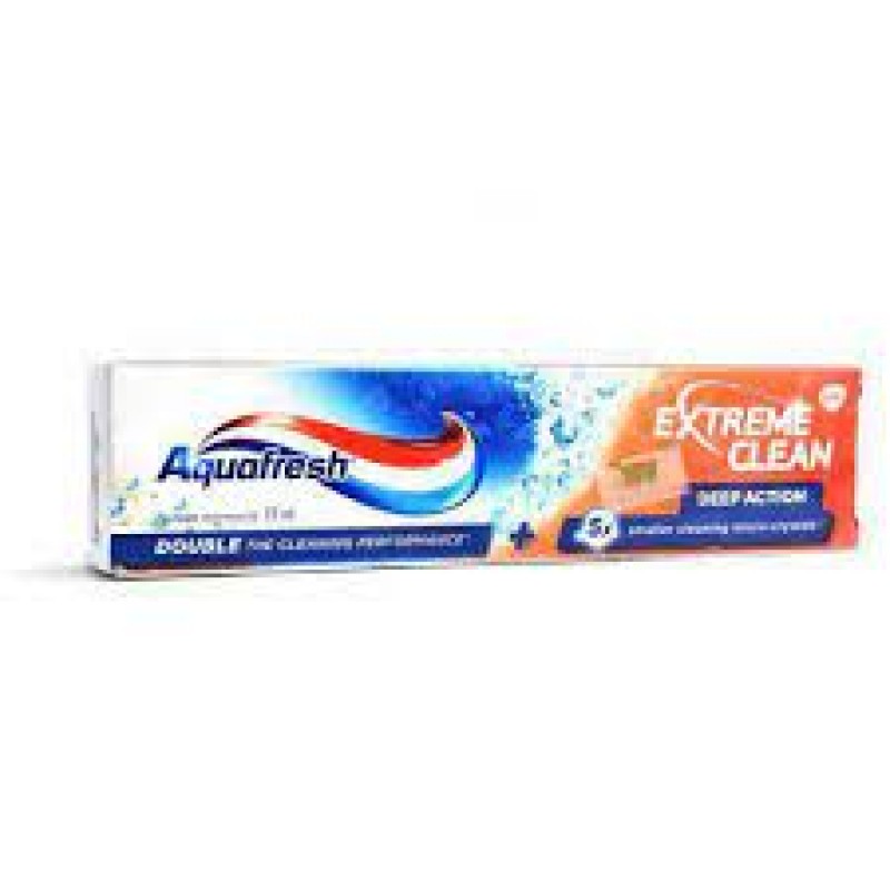 AQUAFRESH TOOTH PASTE EXTREME CLEAN 75ML