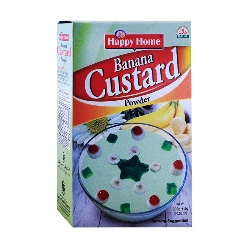 HAPPY HOME CUSTARD BANANA 300GM