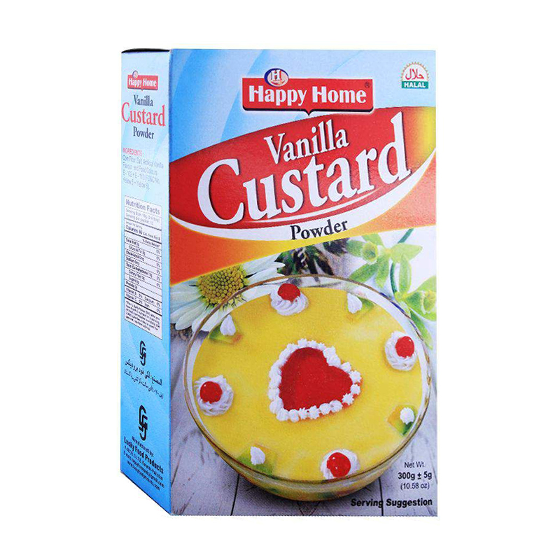 HAPPY HOME CUSTARD VANILLA 120GM