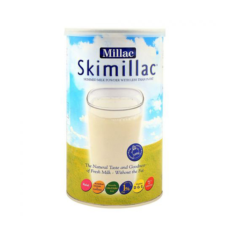 MILLAC SKIMILLAC MILK POWDER 500GM TIN