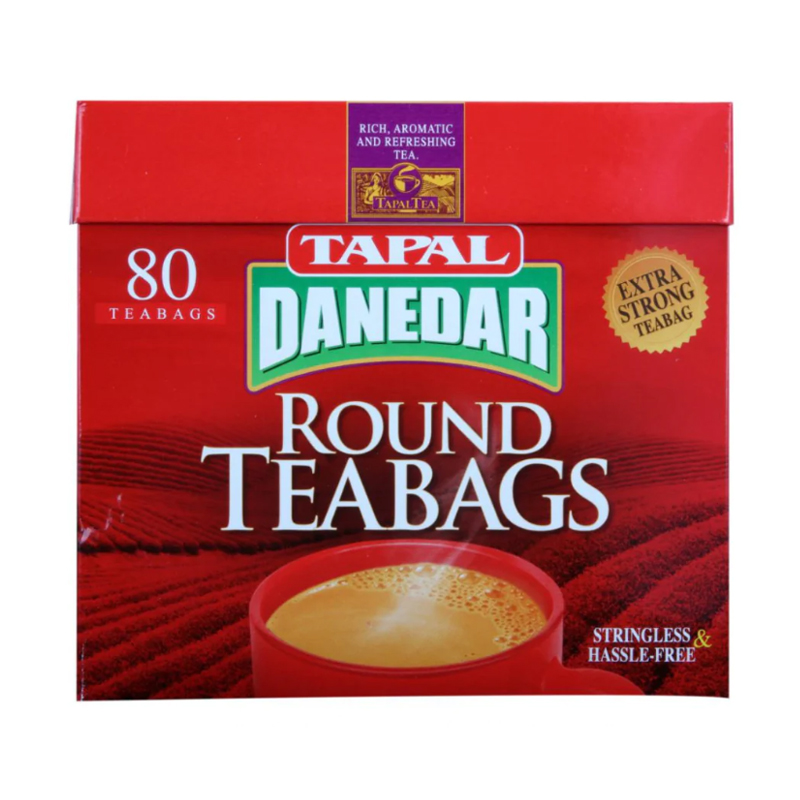 TAPAL TEA BAGS DANEDAR ROUND 80`S