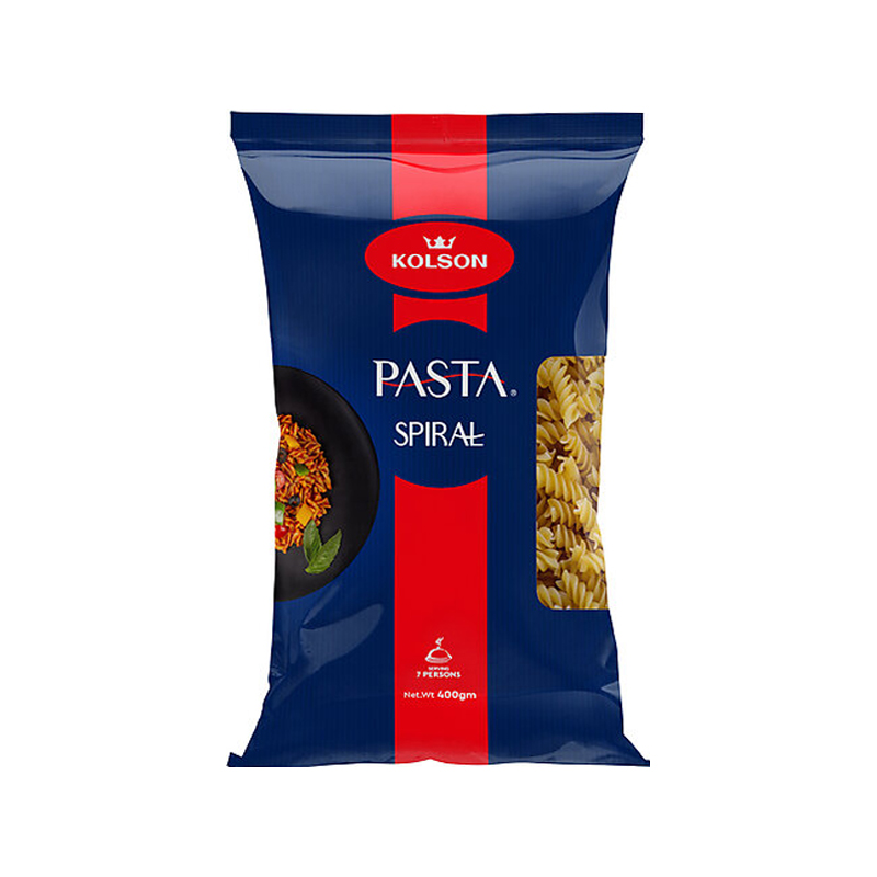 KOLSON MACRONI SPIRAL 400GM BAG