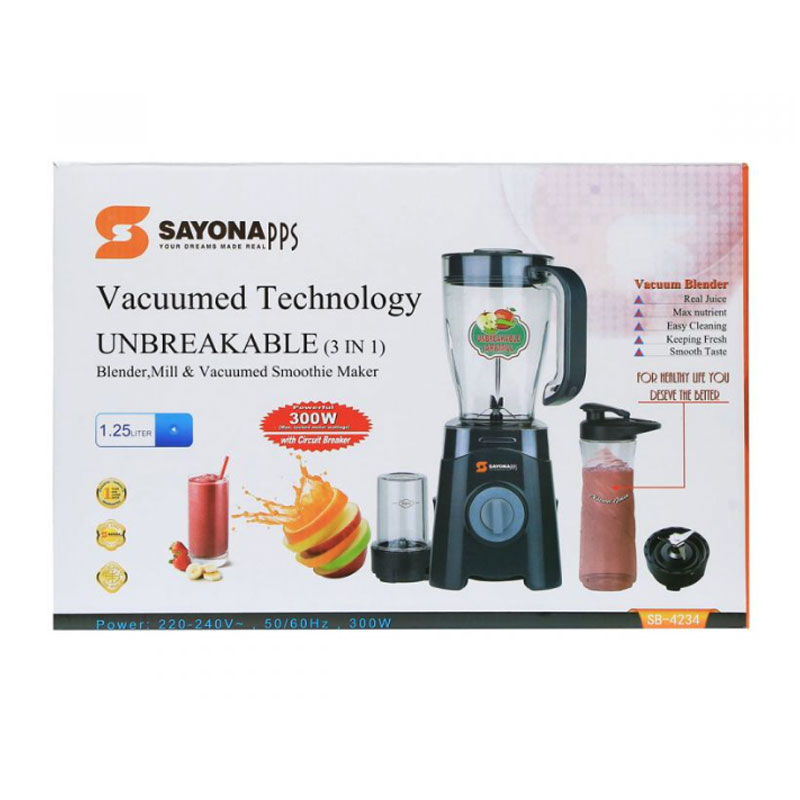 Buy sayona blender 3in1 sb-4234 at best price in Pakistan | Hydri Super Market