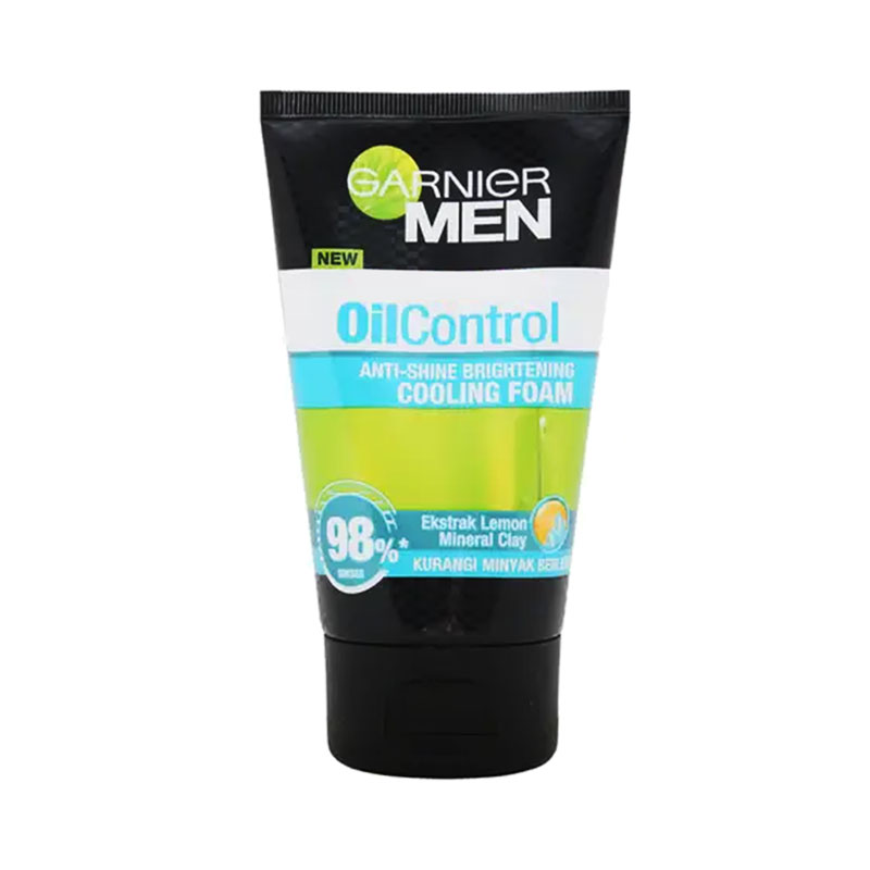 Buy garnier men face wash oil control cooling foam 100ml at best price ...
