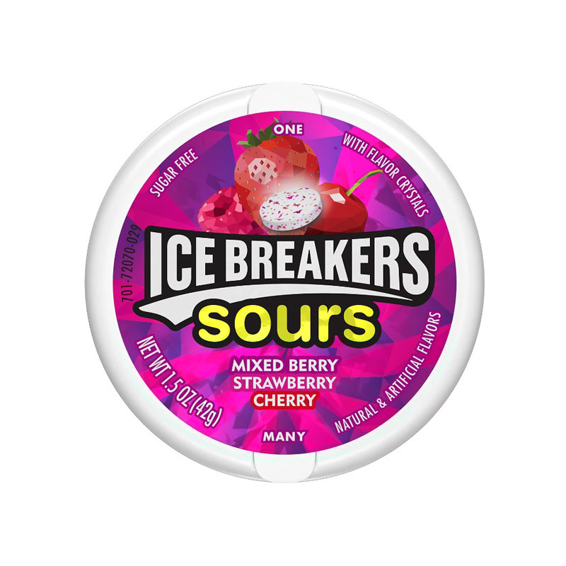 Buy ice breaker sugar free candy mixed berry 42gm at best price in ...
