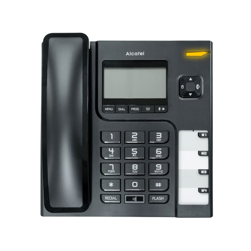 Buy alcatel t56- ex black phone with caller id and handsfree function ...