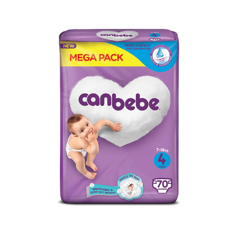 Buy canbebe diaper 4 maxi 70's at best price in Pakistan | Hydri Super ...