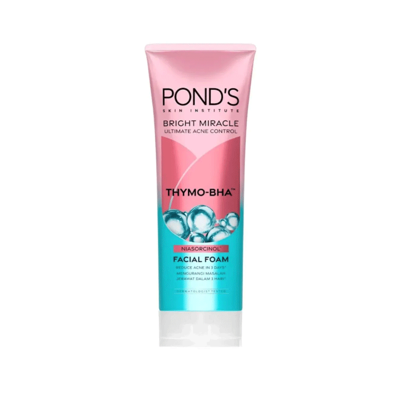 Buy ponds bright miracle thymo-bha facial foam 50gm at best price in ...