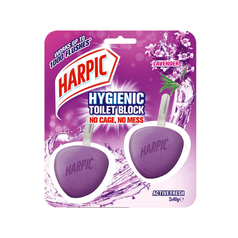 Buy harpic toilet block hygeinic lavender hanger 1pcs at best price in ...