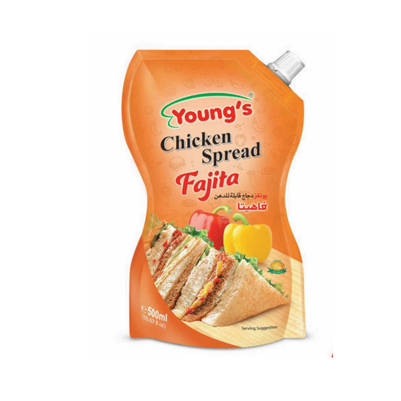 YOUNG`S C.SPREAD FAJITA POUCH 500ML