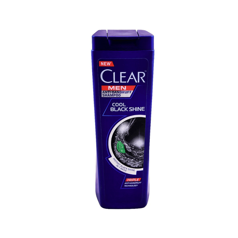 CLEAR SHAMPOO MEN COOL BLACK SHINE 185ML