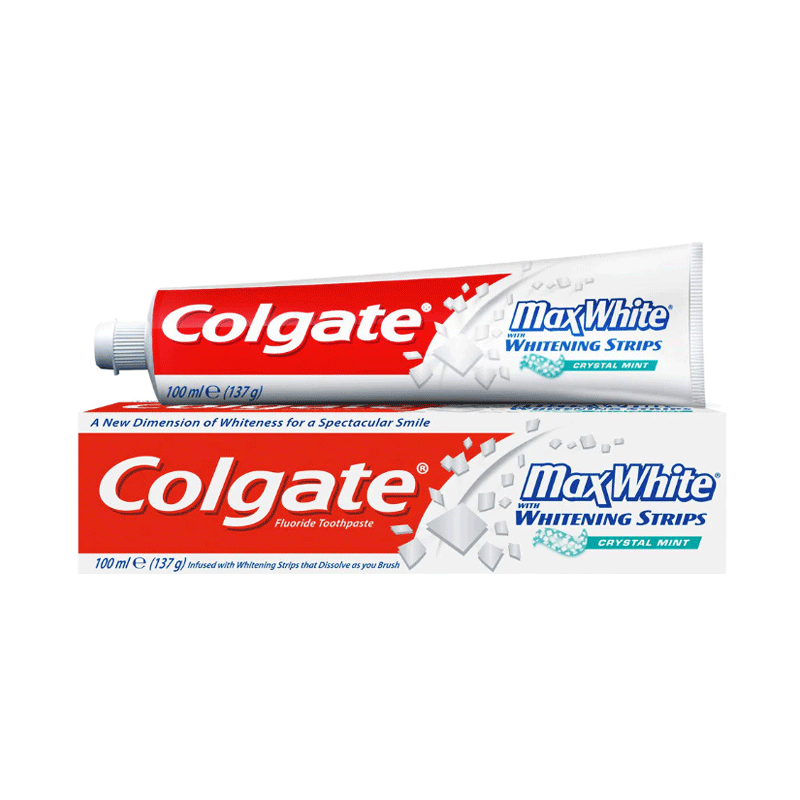 COLGATE T/PASTE MAX WHITE WHITENING CRYSTAL 100ML