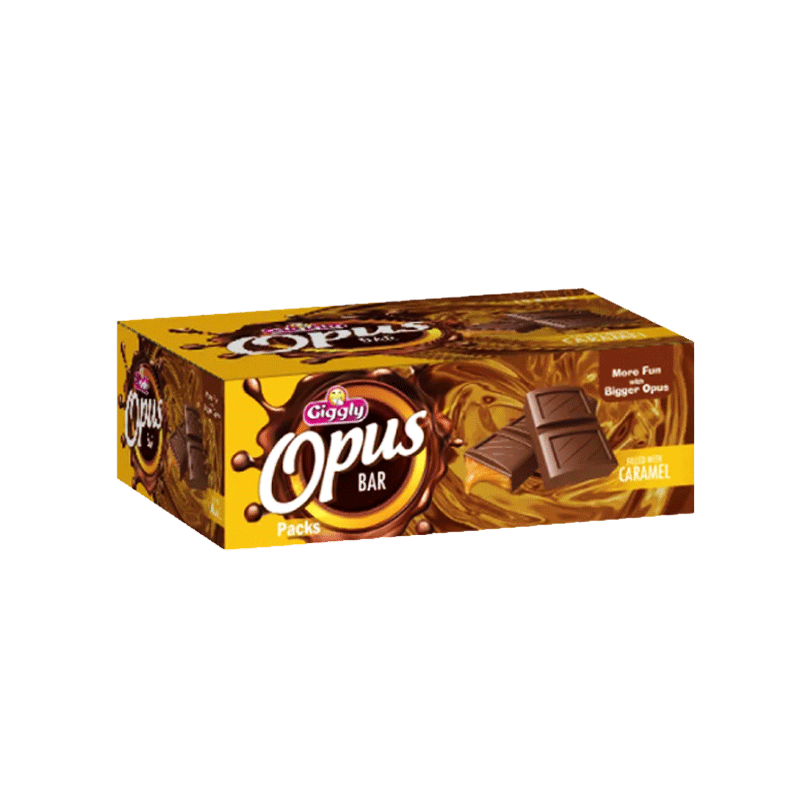 Buy giggly opus caramel bar 15's box at best price in Pakistan | Hydri ...
