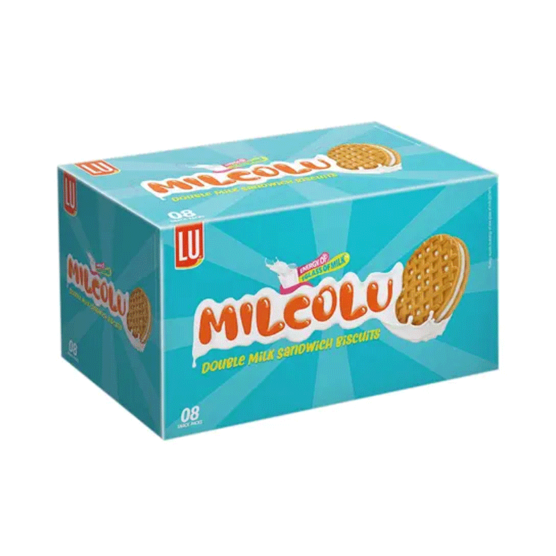Buy lu milcolu biscuit double milk 8`s snack pack at best price in ...