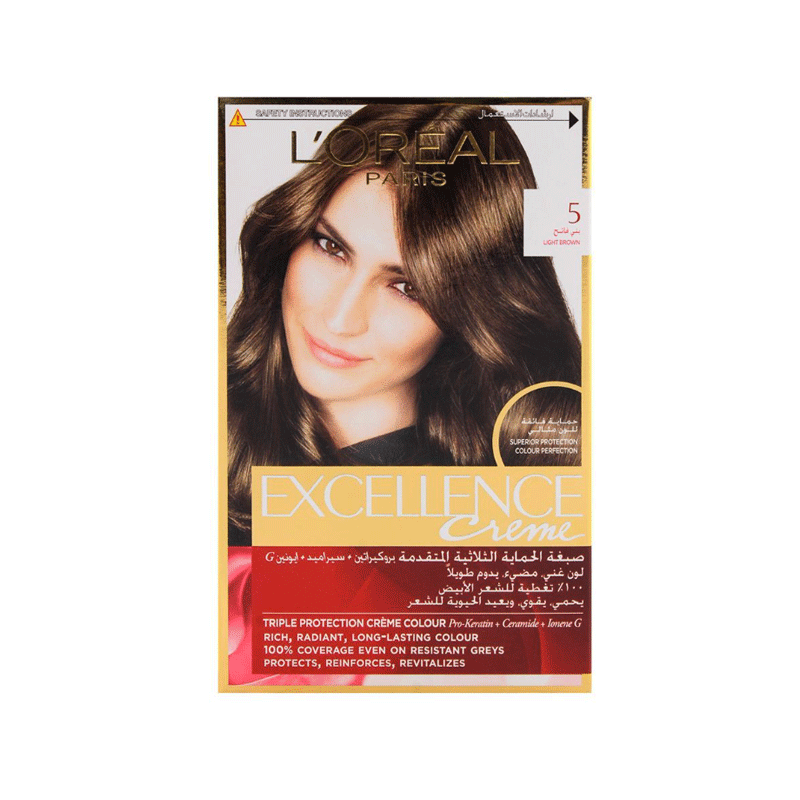 LOREAL EXCELLENCE HAIR COLOR NO 5