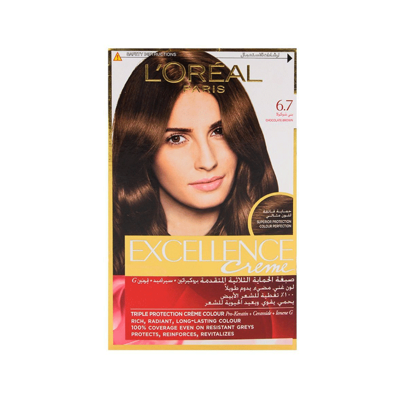 LOREAL EXCELLENCE HAIR COLOR NO 6.7