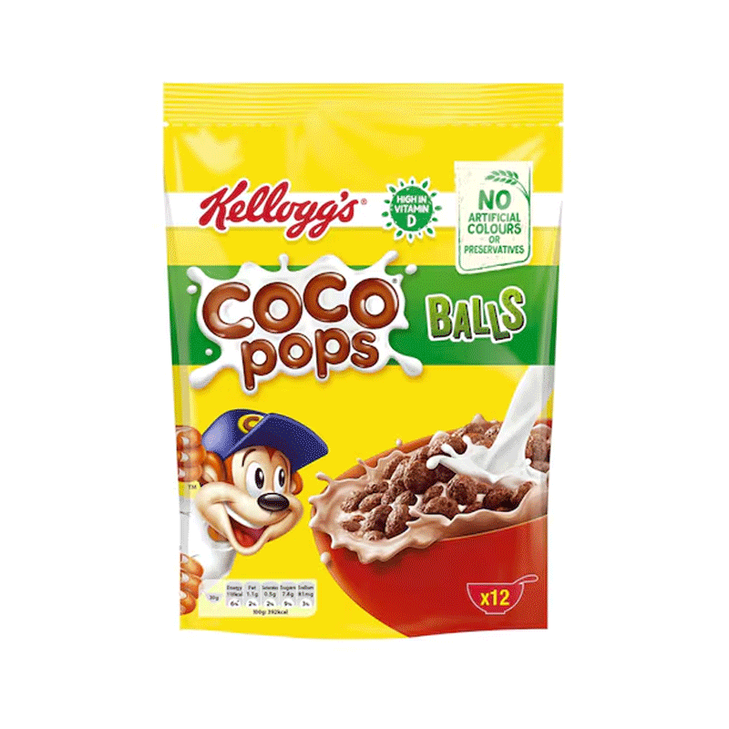 KELLOGG`S COCO POPS BALLS POUCH 350GM