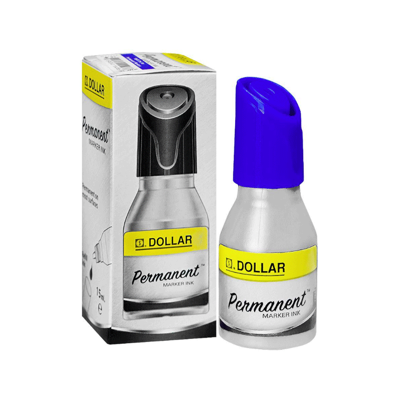 Buy dollar permanent marker ink blue 15ml at best price in Pakistan ...