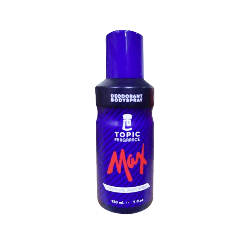 Buy topic body spray max 150ml at best price in Pakistan | Hydri Super ...