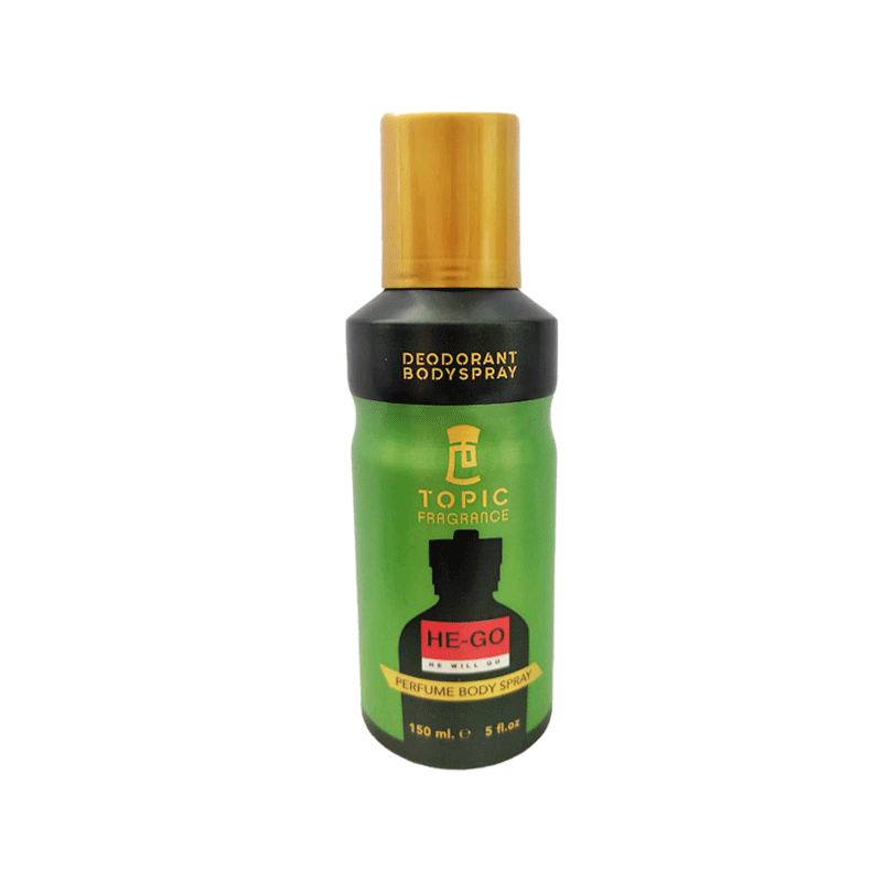 Buy topic body spray he-go 150ml at best price in Pakistan | Hydri ...
