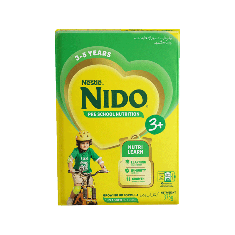 NESTLE NIDO THREE PLUS 375GM BOX