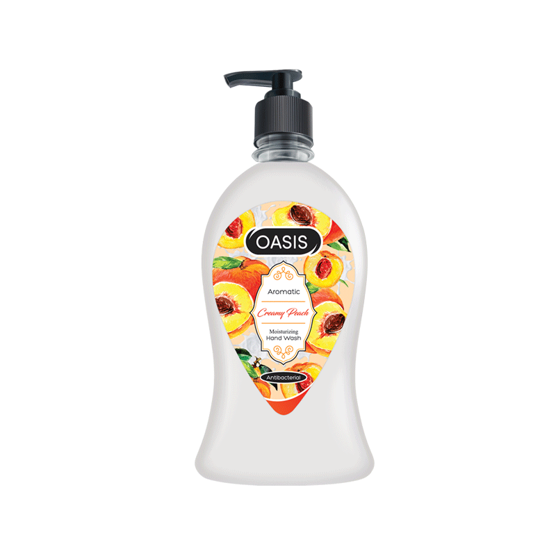 OASIS HAND WASH CREAMY PEACH 500ML