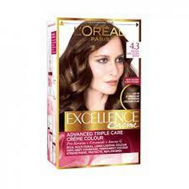 LOREAL EXCELLENCE HAIR COLOR NO 4.3