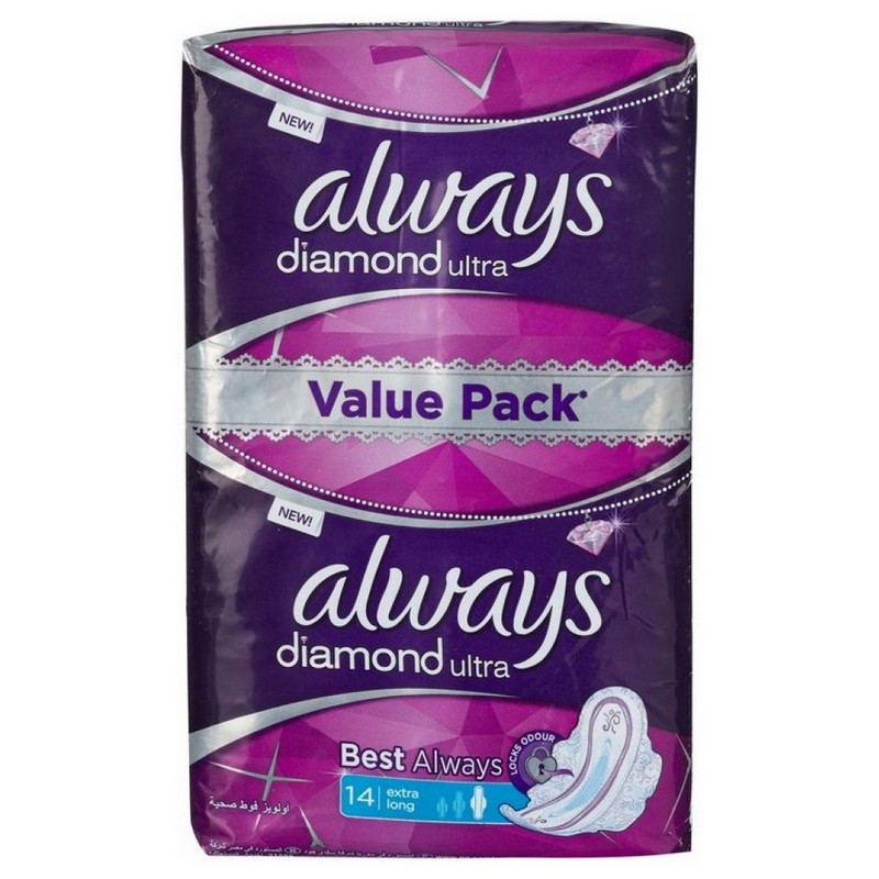 ALWAYS DIAMOND ULTRA THIN 14`S