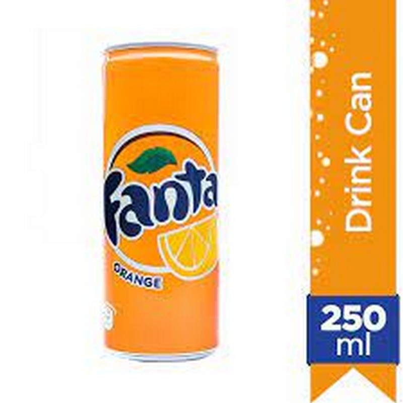 FANTA DRINK CAN ORANGE 250ML