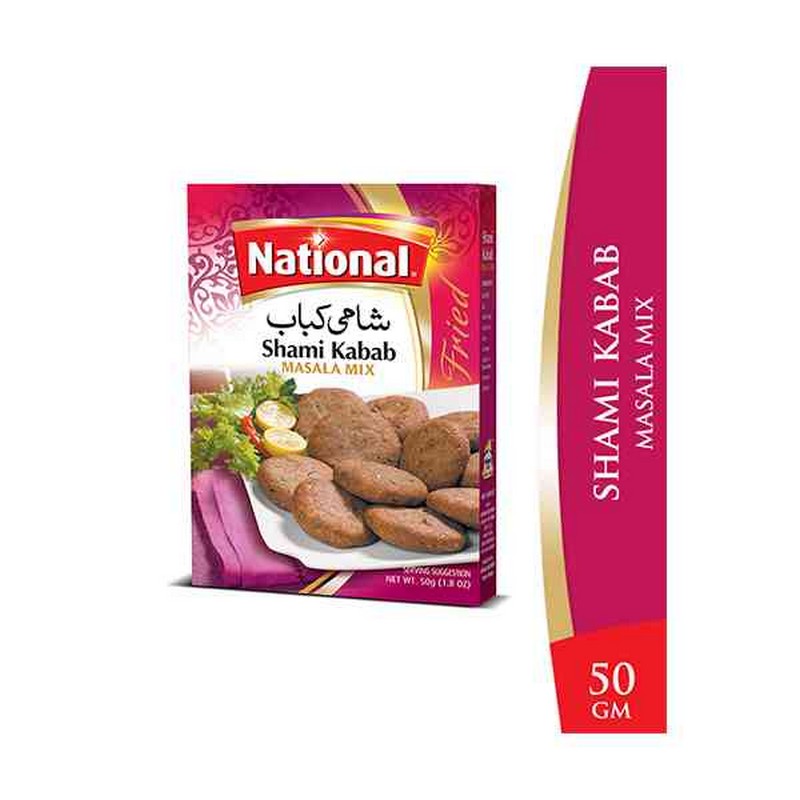 NATIONAL SHAMI KABAB MASALA MIX 50GM