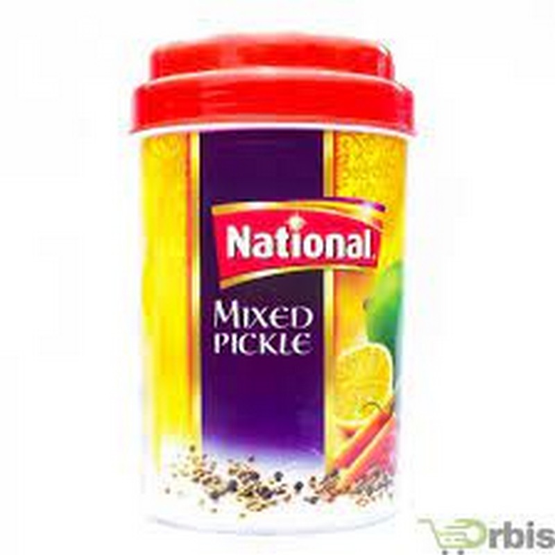 NATIONAL PICKLE MIXED 1KG JAR