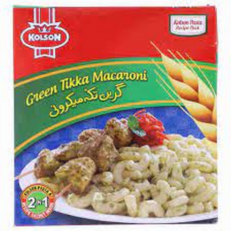 KOLSON MACRONI GREEN TIKKA 250GM