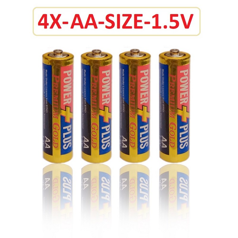 POWER PLUS P/G BATTRIES AA 1.5V 4`S