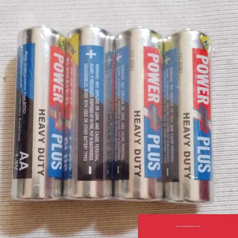POWER PLUS H/D BATTRIES AA 1.5V 4`S