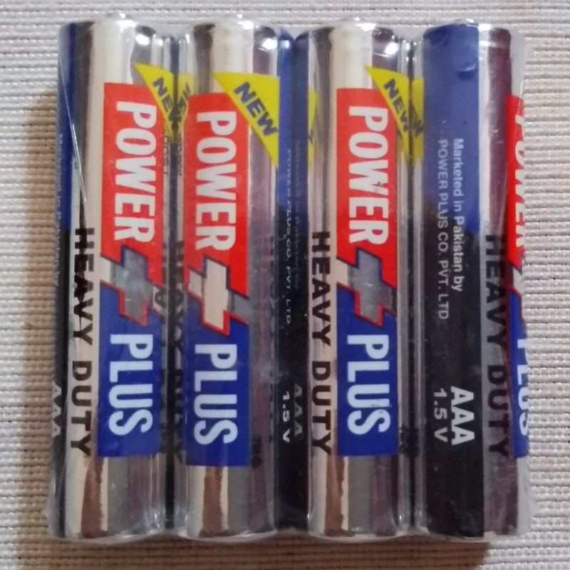 POWER PLUS H/D BATTRIES AAA 1.5V 4`S