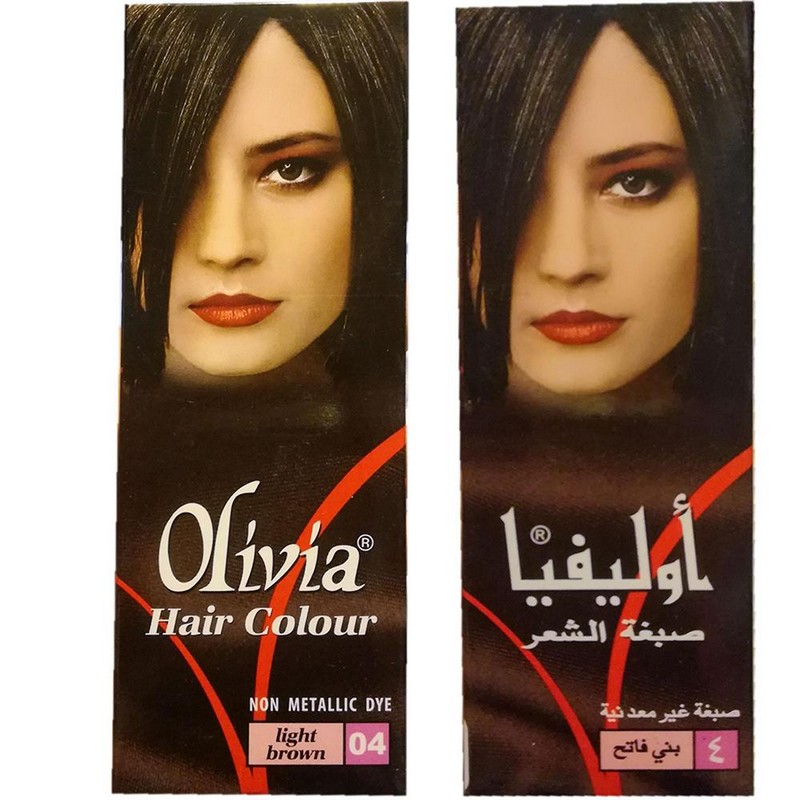 OLIVIA HAIR COLOUR 04 LIGHT BROWN 50ML