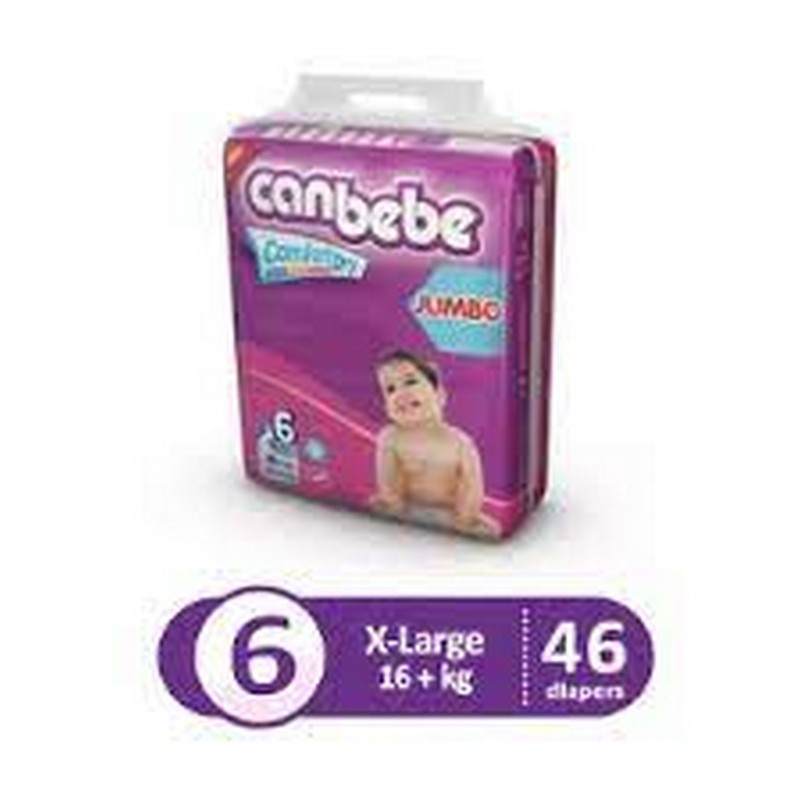 CANBEBE DIAPERS JUMBO 46PCS XL6