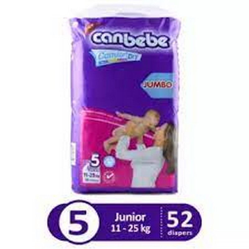 CANBEBE DIAPERS JUMBO JUNUER 52`S PCS