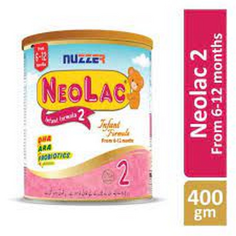 NEO LAC 2 INFANT MILK DHA&ARA 400GM