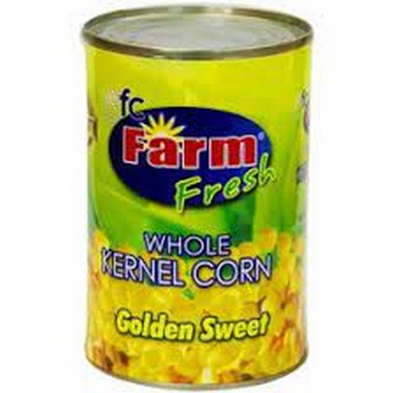 FARM FRESH WHOLE KERNAL CORN 400GM