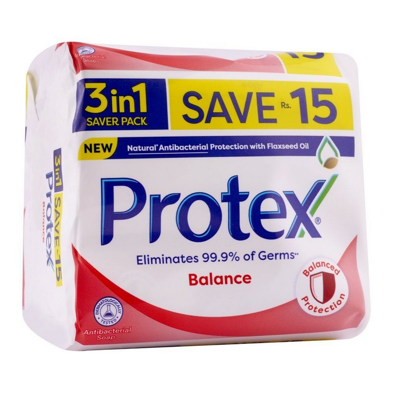 PROTEX SOAP BALANCE 3IN1 SAVER PACK 130X3GM