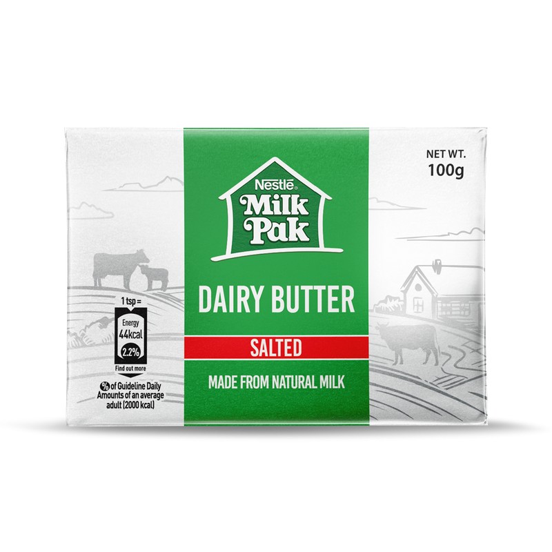 NESTLE MILK PAK BUTTER SALTED 100GM