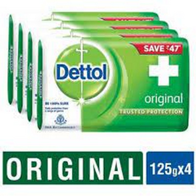 DETTOL SOAP ORIGINAL 125GM X 4