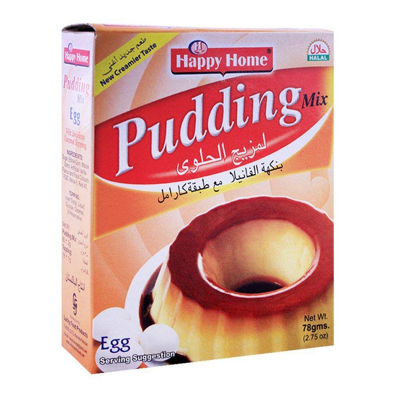 HAPPY HOME PUDDING MIX EGG 78G