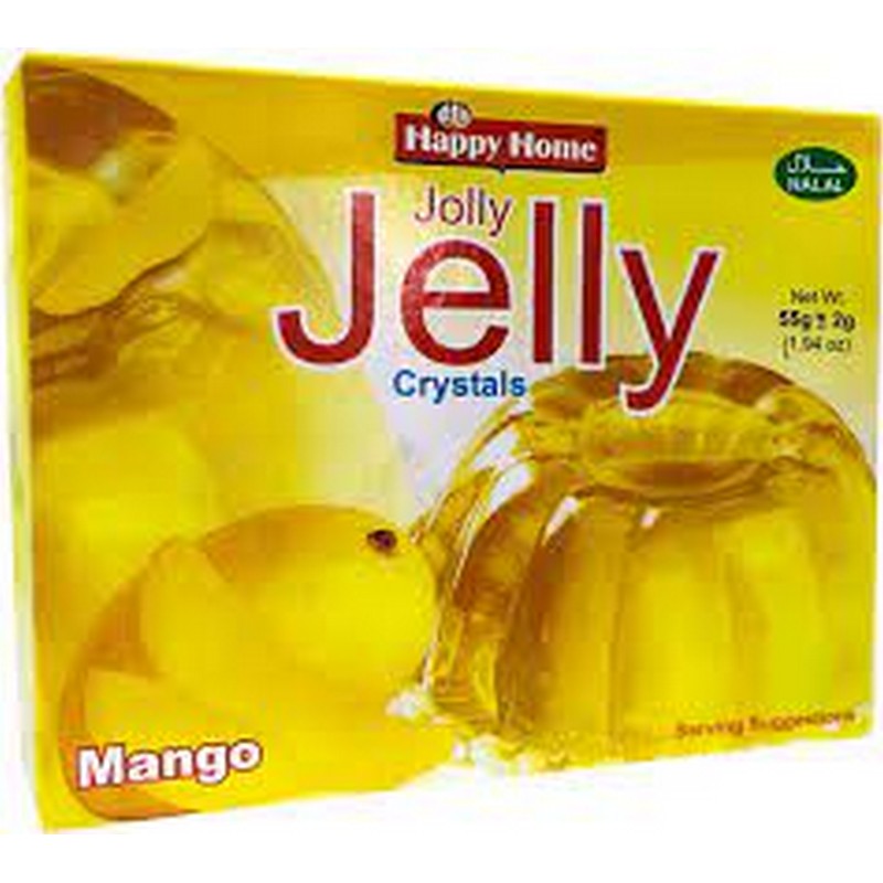 HAPPY HOME JELLY CRYSTALS MANGO 55G