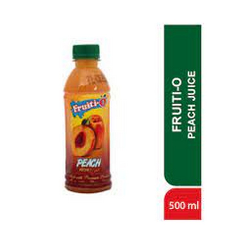 FRUITI-O JUICE PEACH 500MLBOTLE